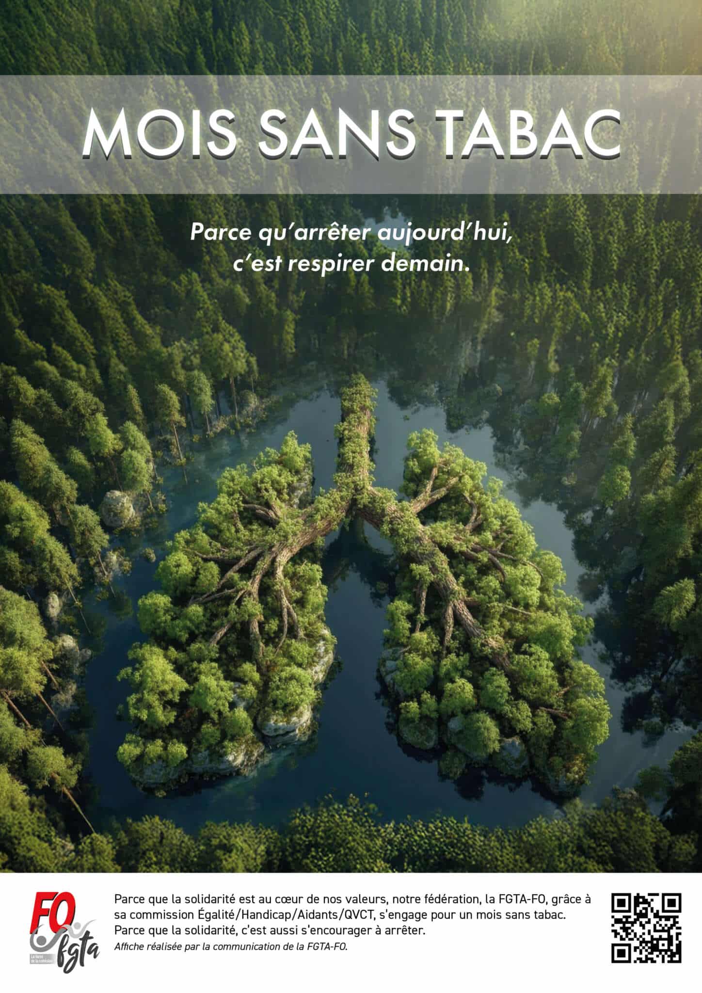 Mois sans tabac : une nouvelle affiche à diffuser ! - FGTA FO